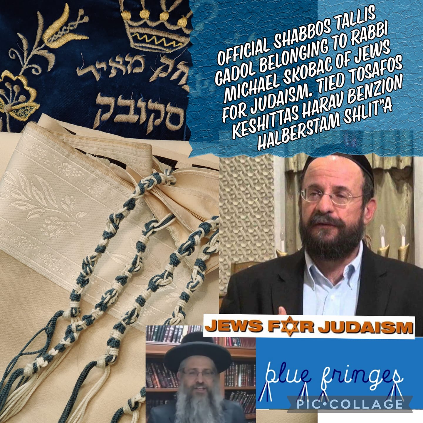 Rabbi Michael (Yitzchak Meir) Skobac - Blue Fringes - Techeiles ...